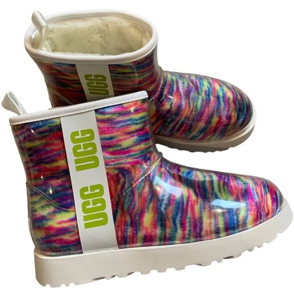 UGG | Shoes | Ugg Australia Womens Classic Clear Mini Pixelate Boot Size 9 New Without Box ...